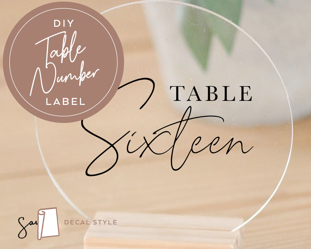 Event Table Number Stickers Wedding Table Number Stickers – Pantry Envy